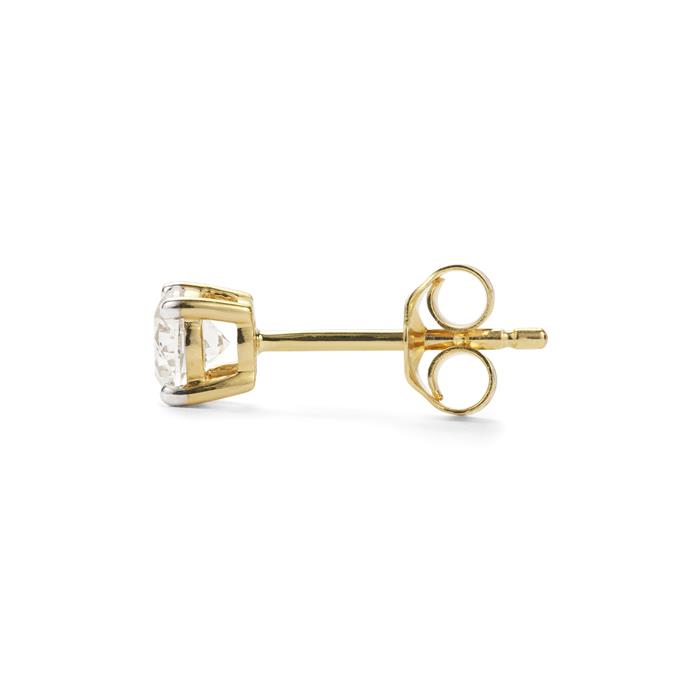 Argyle Diamond Earrings in 9K Gold 0.62ct | Gemporia