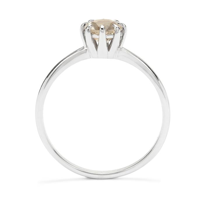 Champagne Danburite Ring in Sterling Silver 0.60ct | Gemporia