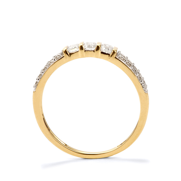 Diamond Ring in 9K Gold 0.53ct | Gemporia