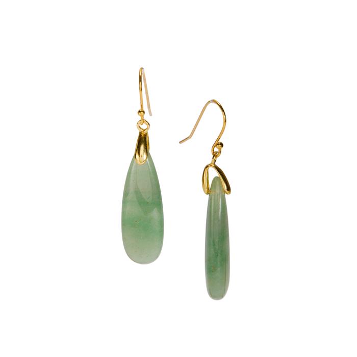 Gold Flash Sterling Silver Earrings - Available in 5 variations | Gemporia