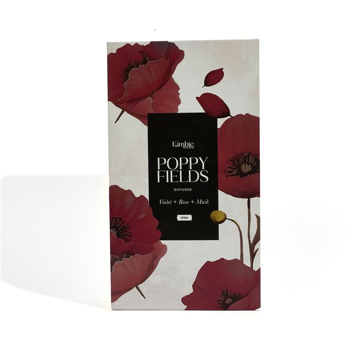 Kimbie Home Poppy Fields 150ml Diffuser with Strawberry Quartz | Gemporia